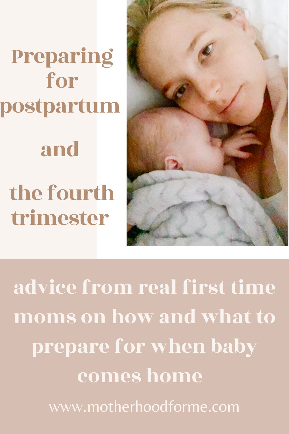 Preparing for Postpartum and The 4th Trimester - Motherhood For Me